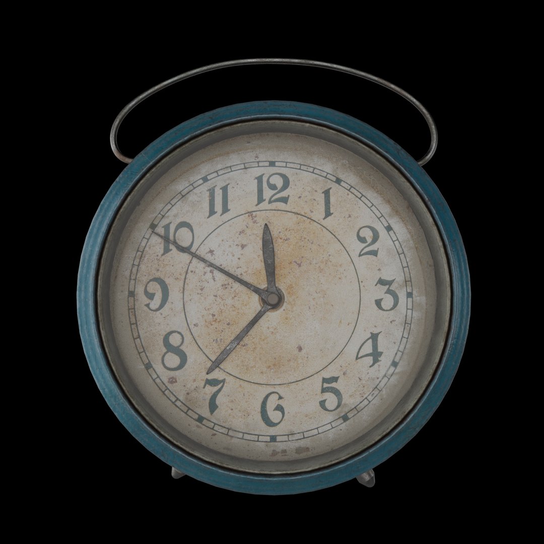3D Old Clock - TurboSquid 1789292