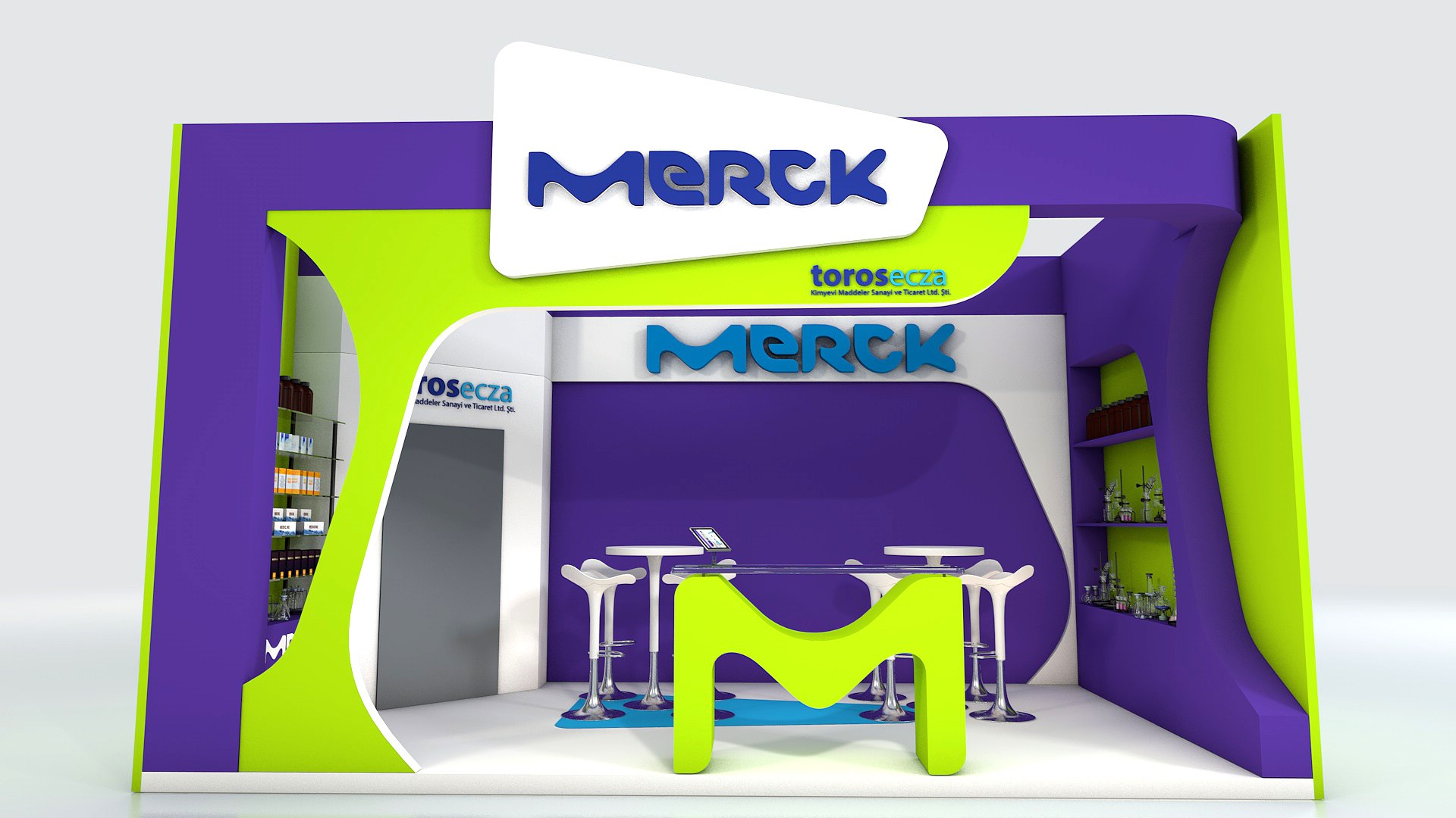 Exhibition Stand40 3D - TurboSquid 2106107