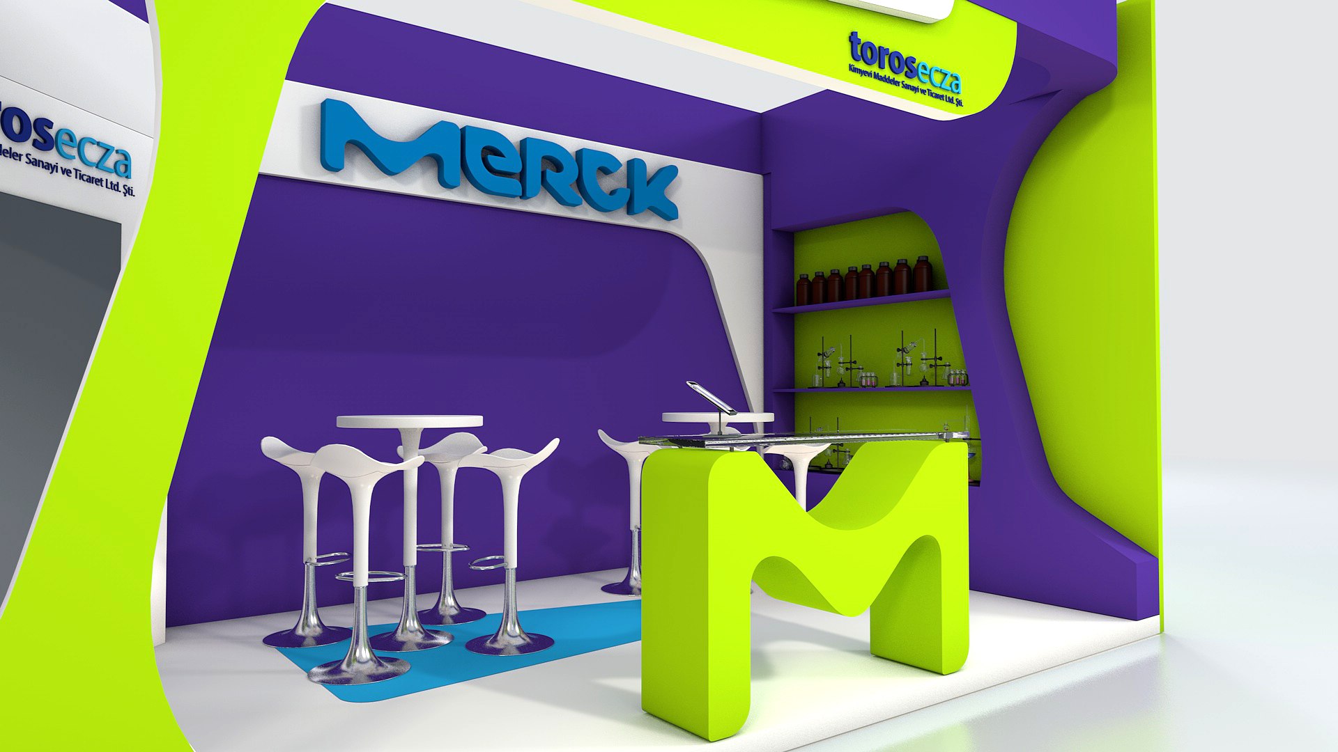 Exhibition Stand40 3D - TurboSquid 2106107