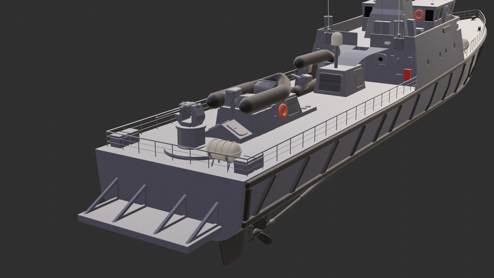 Sentinel-class Maritime Security And Response Vessels 3D Model ...