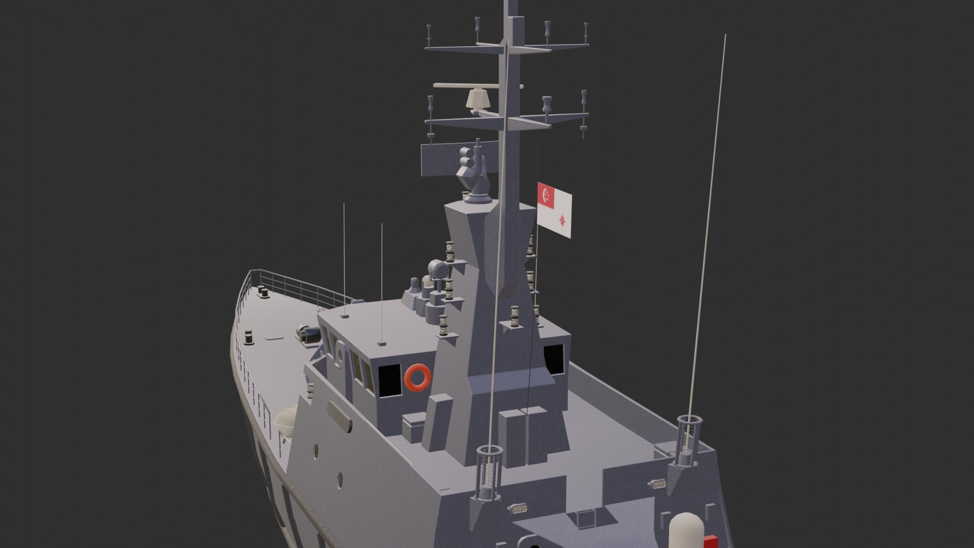 Sentinel-class Maritime Security And Response Vessels 3D Model ...