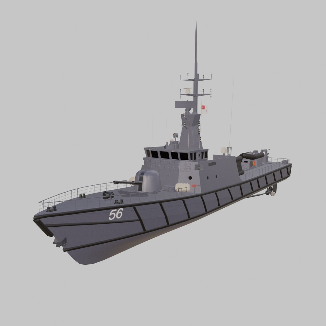 Sentinel-class Maritime Security And Response Vessels 3D Model ...