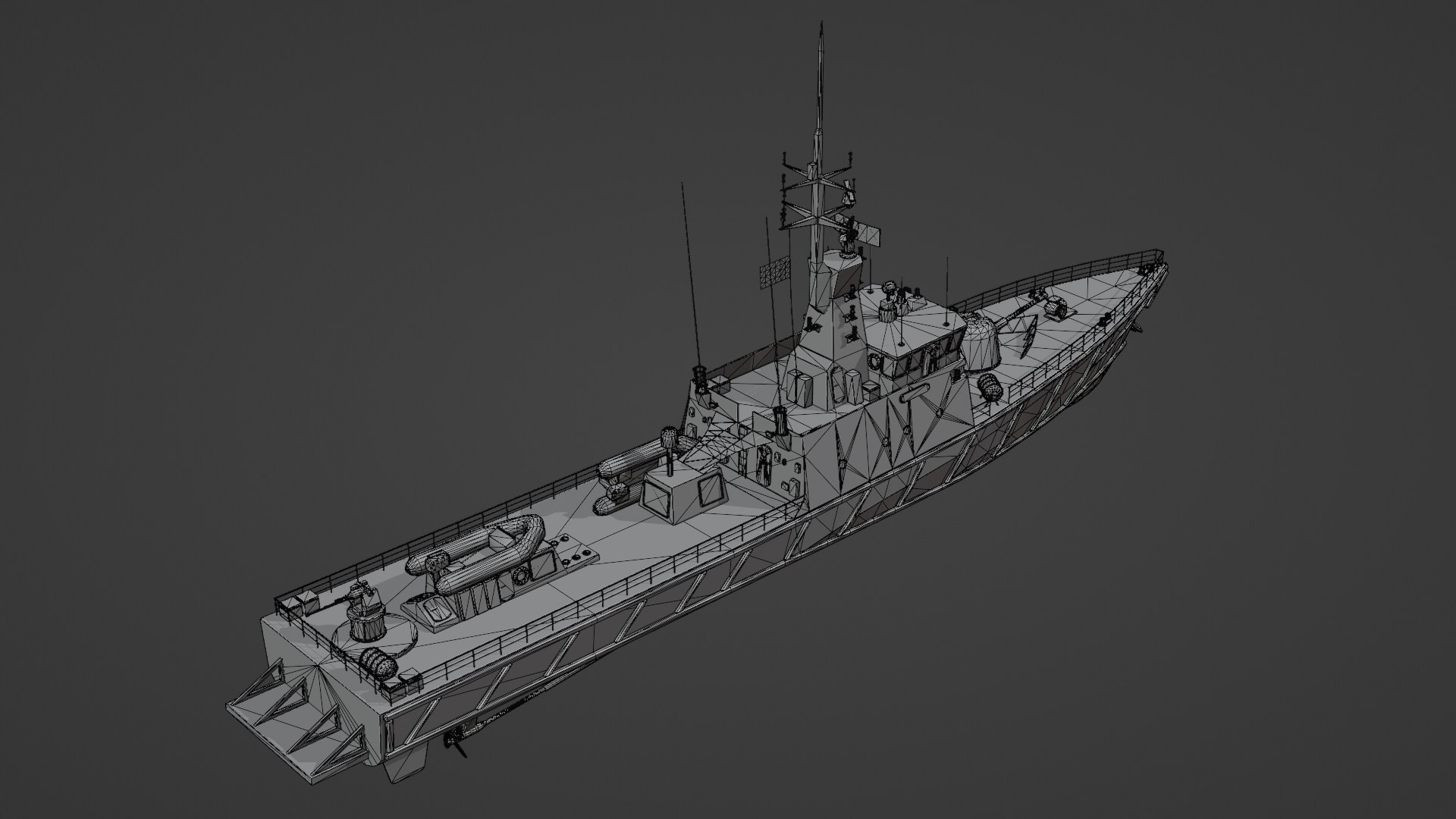 Sentinel-class Maritime Security And Response Vessels 3D Model ...
