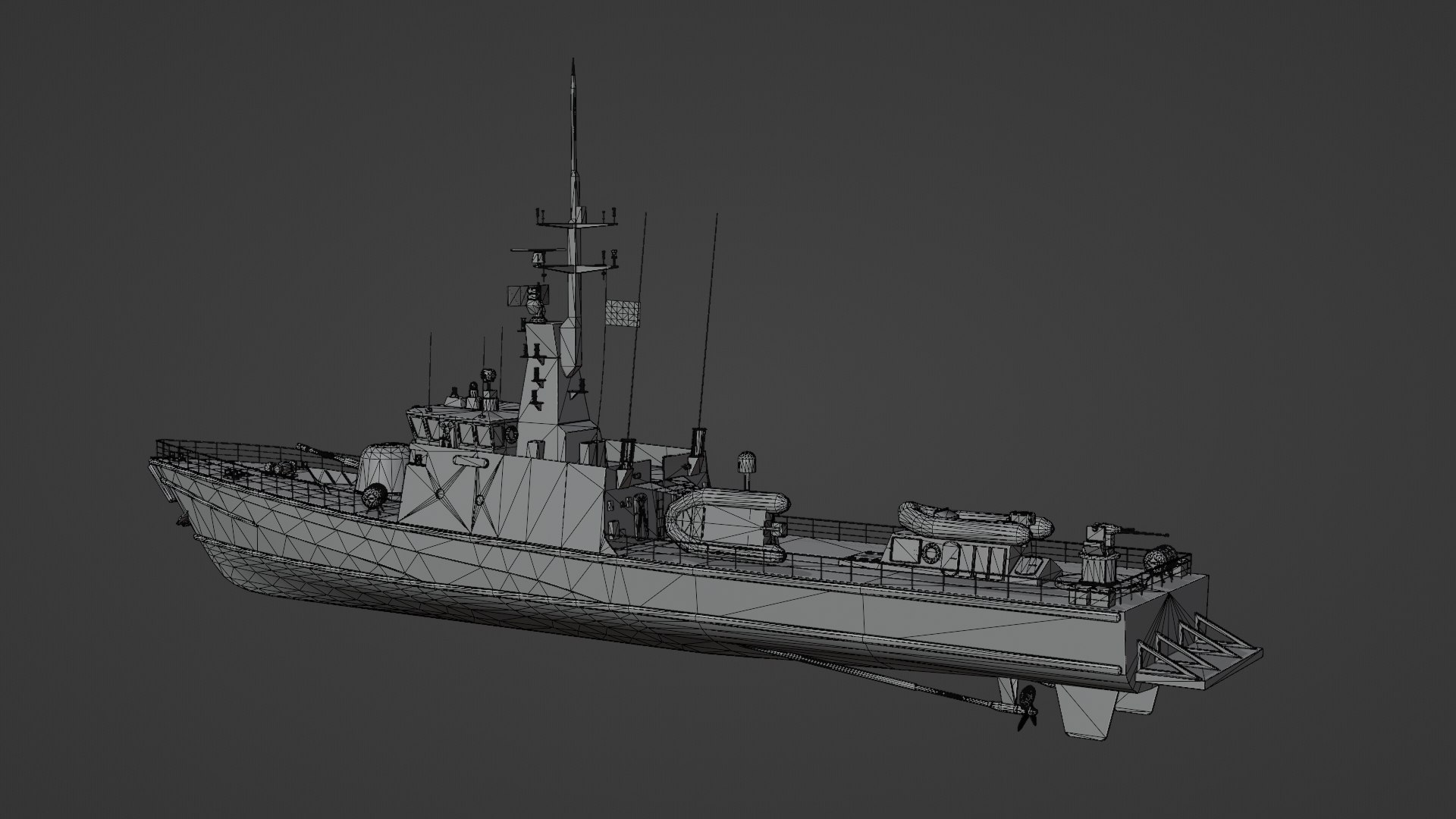 Sentinel-class Maritime Security And Response Vessels 3D Model ...