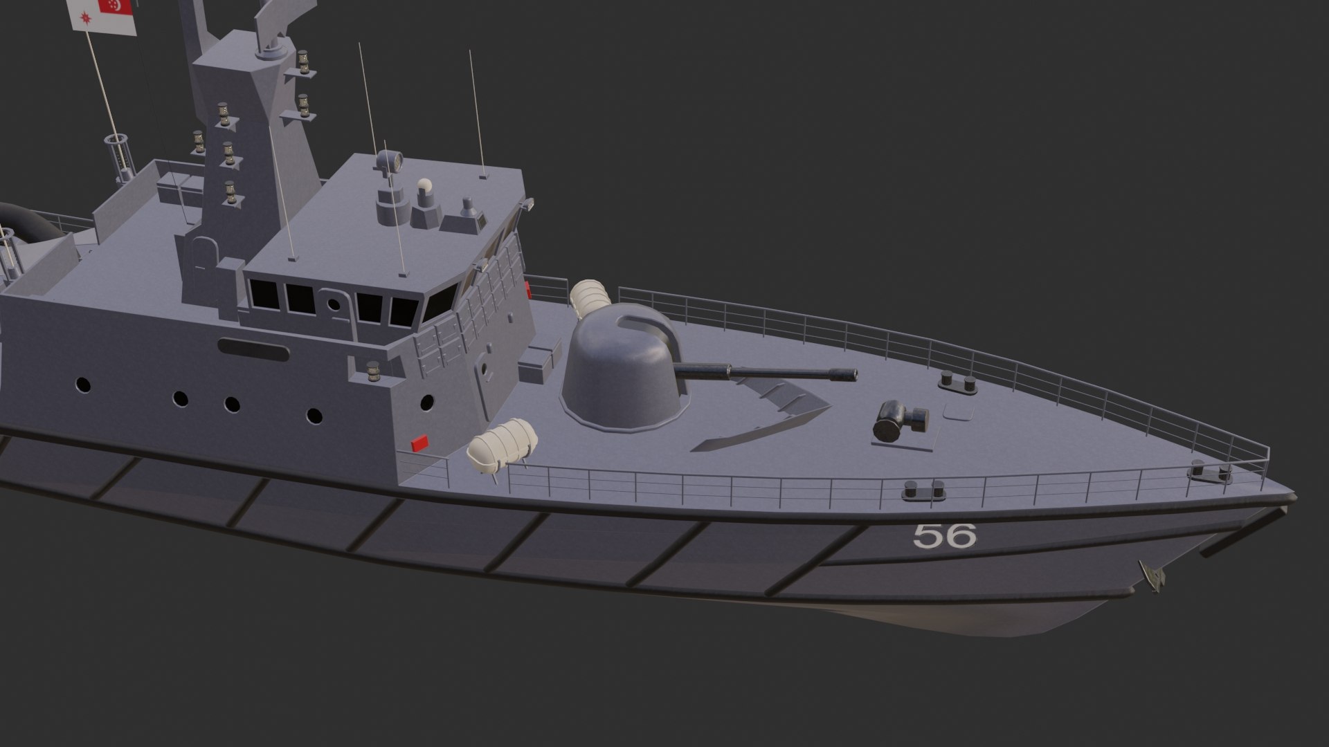 Sentinel-class Maritime Security And Response Vessels 3D Model ...