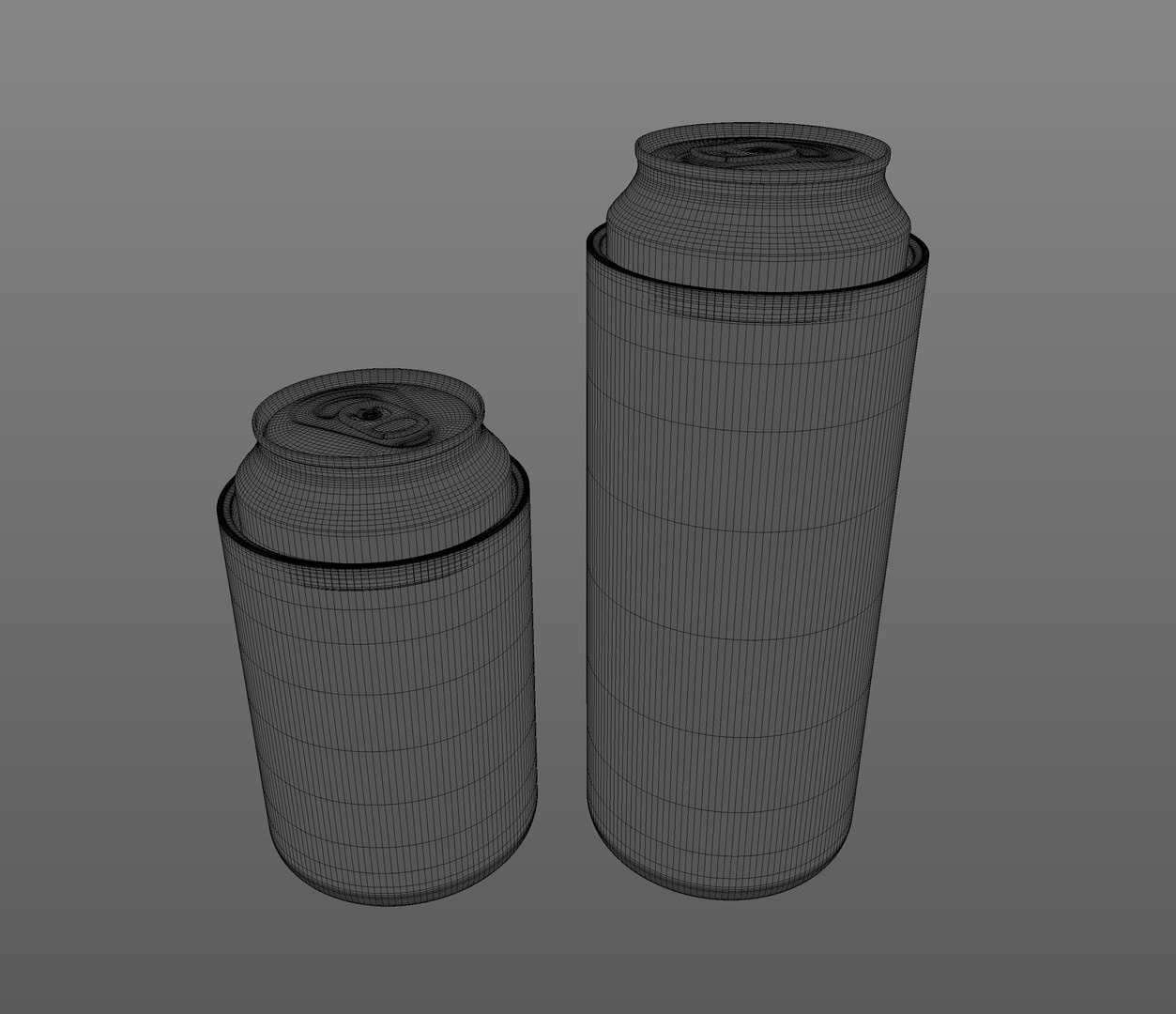3D Cans With Coolers 330ml 500ml - TurboSquid 2213433