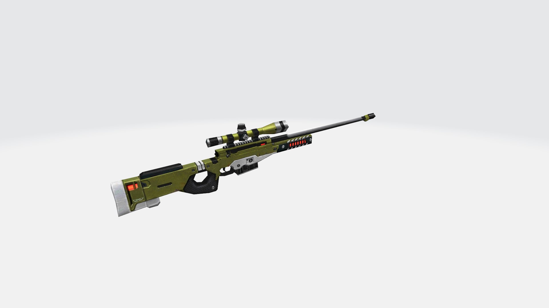 3D AWM Rifle Game Weapon 14x - TurboSquid 1832990