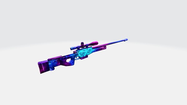 3D AWM Rifle Game Weapon 14x - TurboSquid 1832990