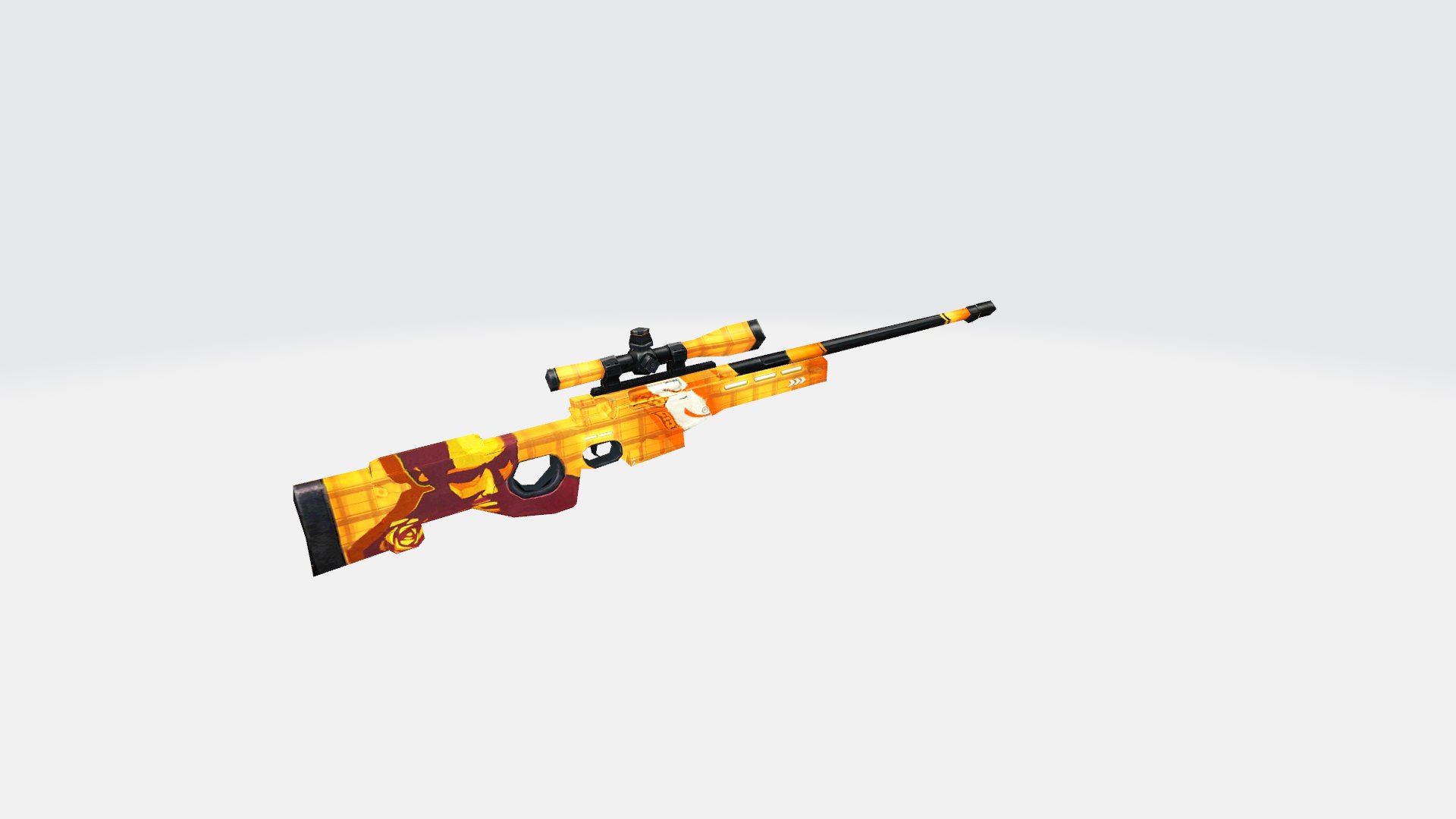 3D AWM Rifle Game Weapon 14x - TurboSquid 1832990