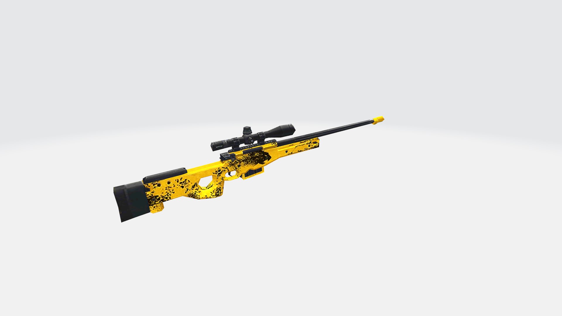 3D AWM Rifle Game Weapon 14x - TurboSquid 1832990