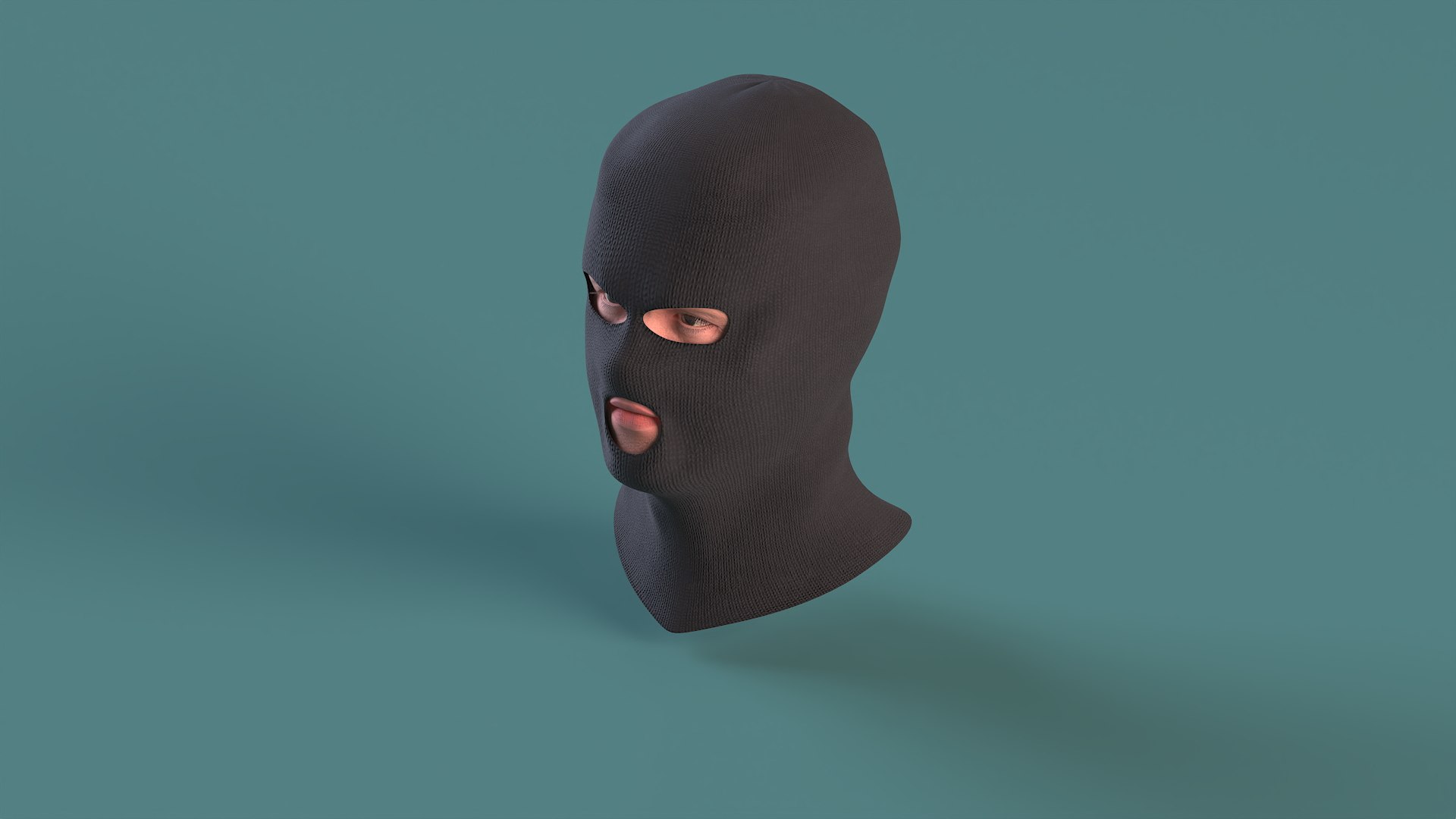 3D Model Robber Character Head Wearing Mask - TurboSquid 2328298