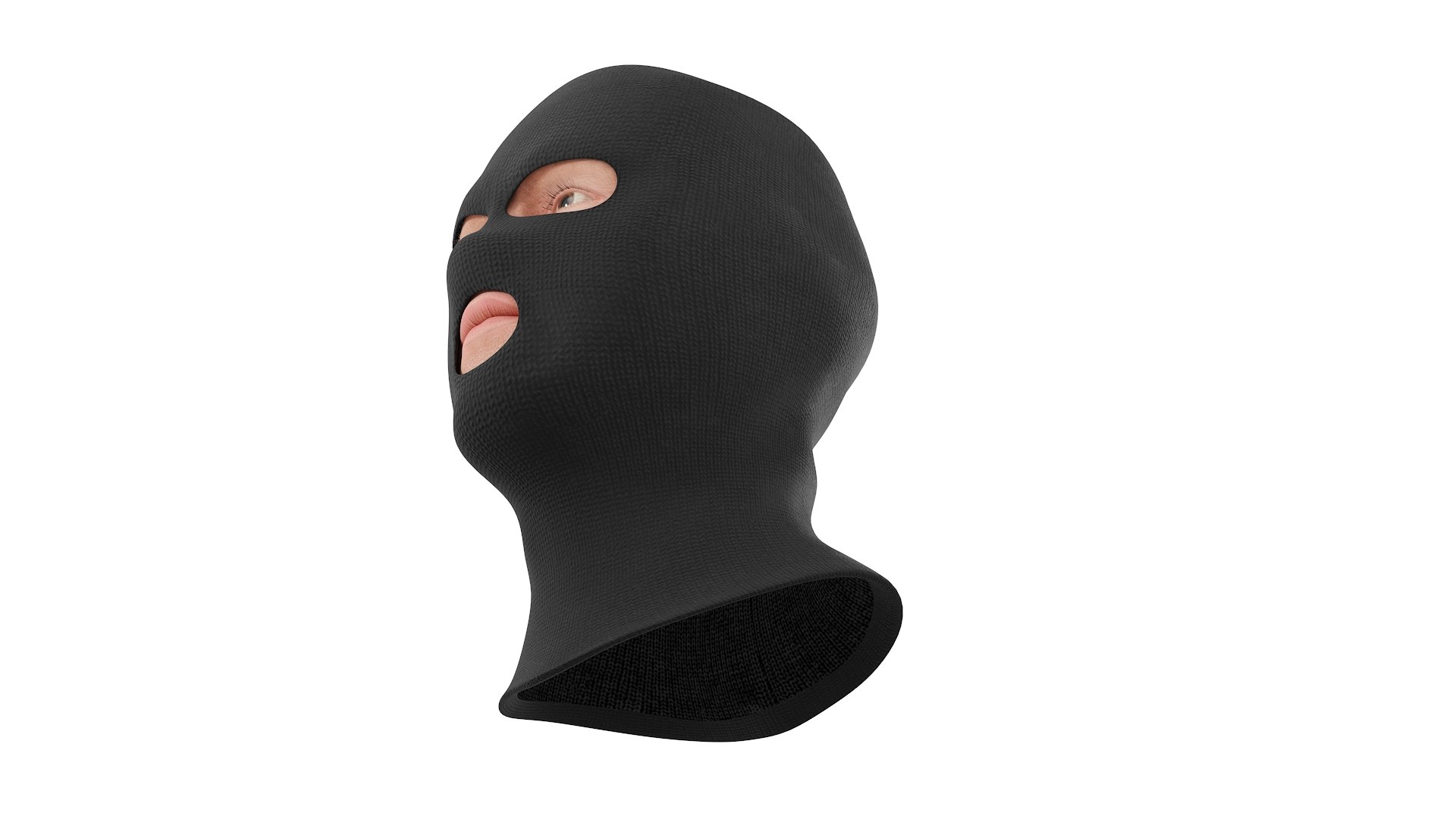 3D Model Robber Character Head Wearing Mask - TurboSquid 2328298