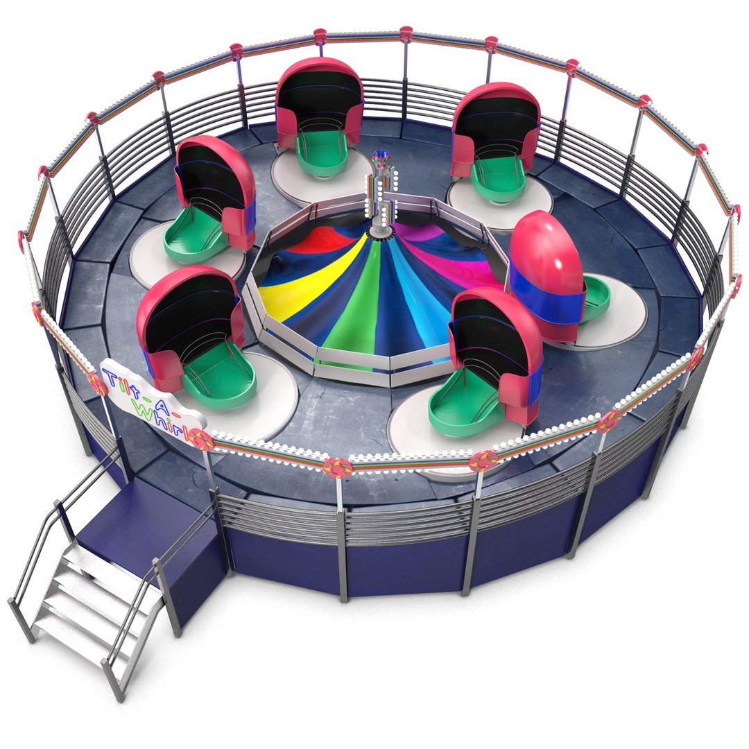 3d Tilt Whirl Model