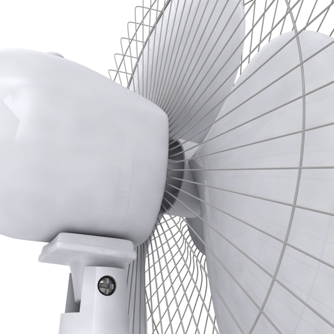 3d Standing Fan Model