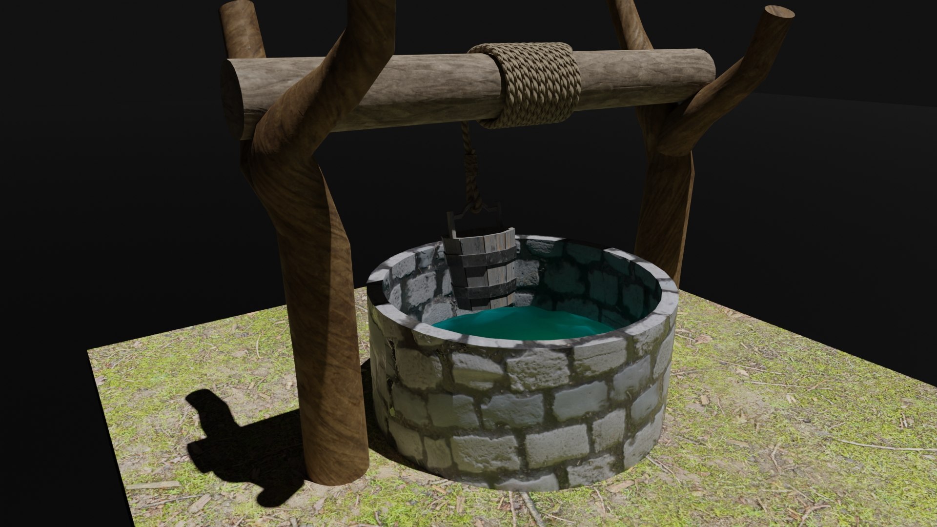Medieval well 3D model 3D model - TurboSquid 1882297