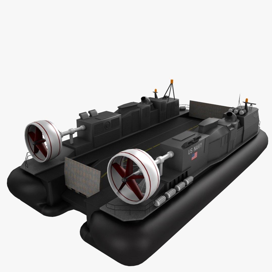Lcac Hovercraft 3d Max