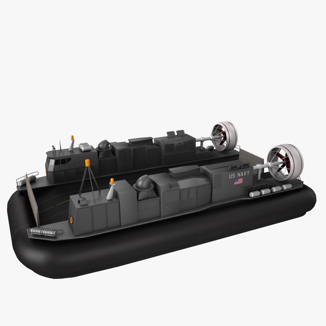 Lcac Hovercraft 3d Max