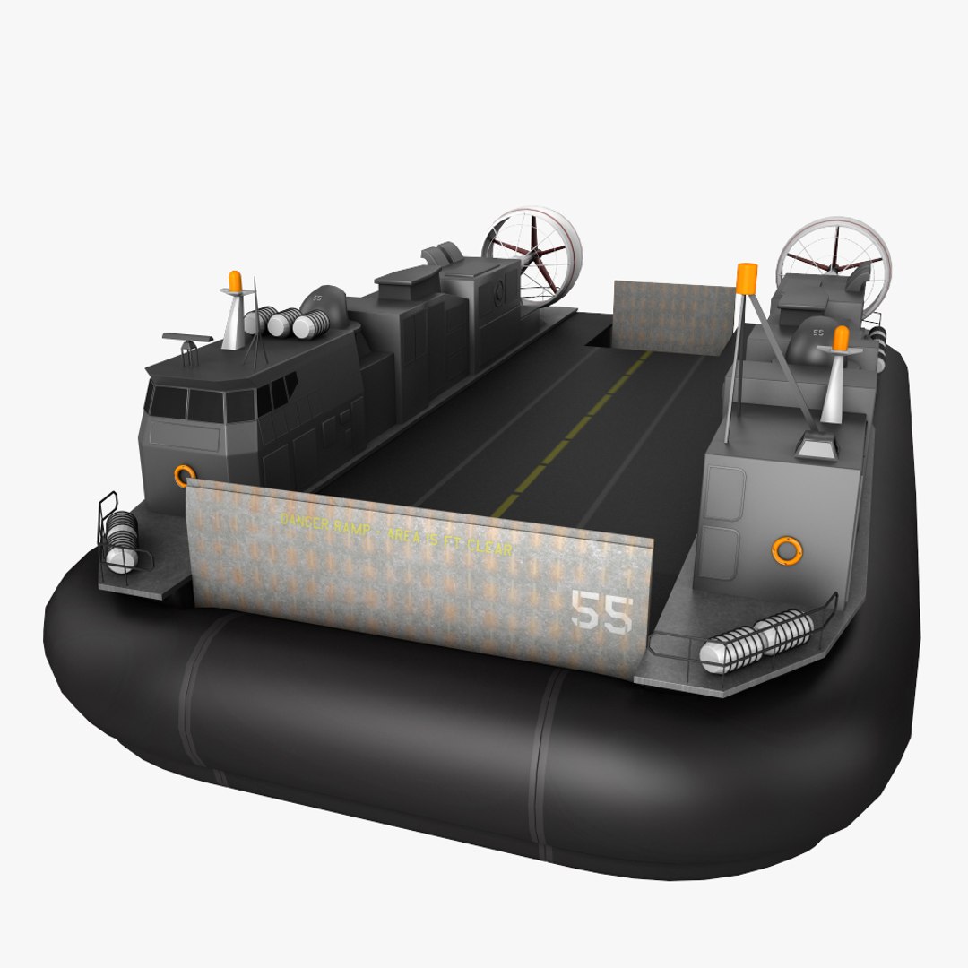 Lcac Hovercraft 3d Max