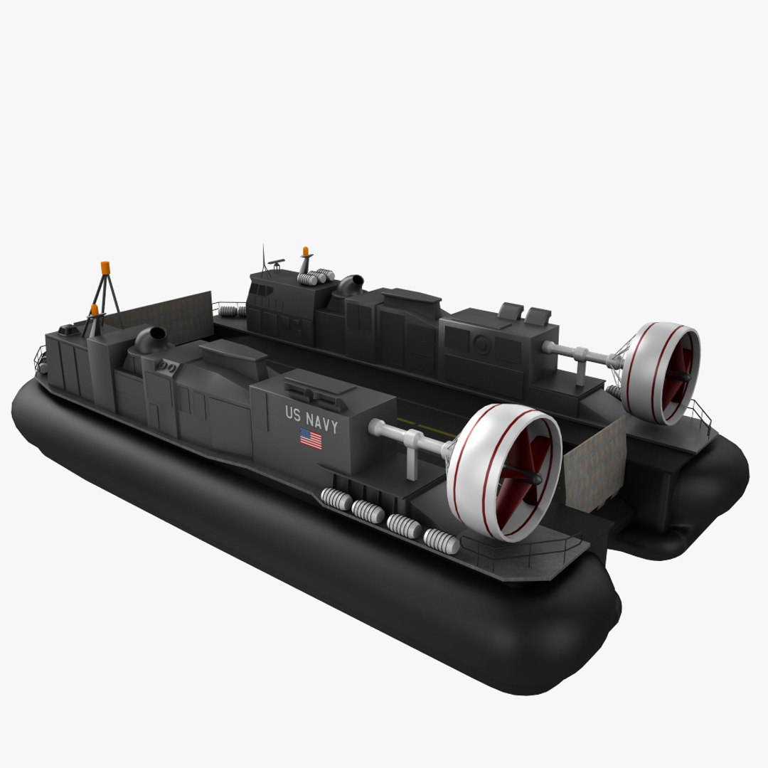 Lcac Hovercraft 3d Max