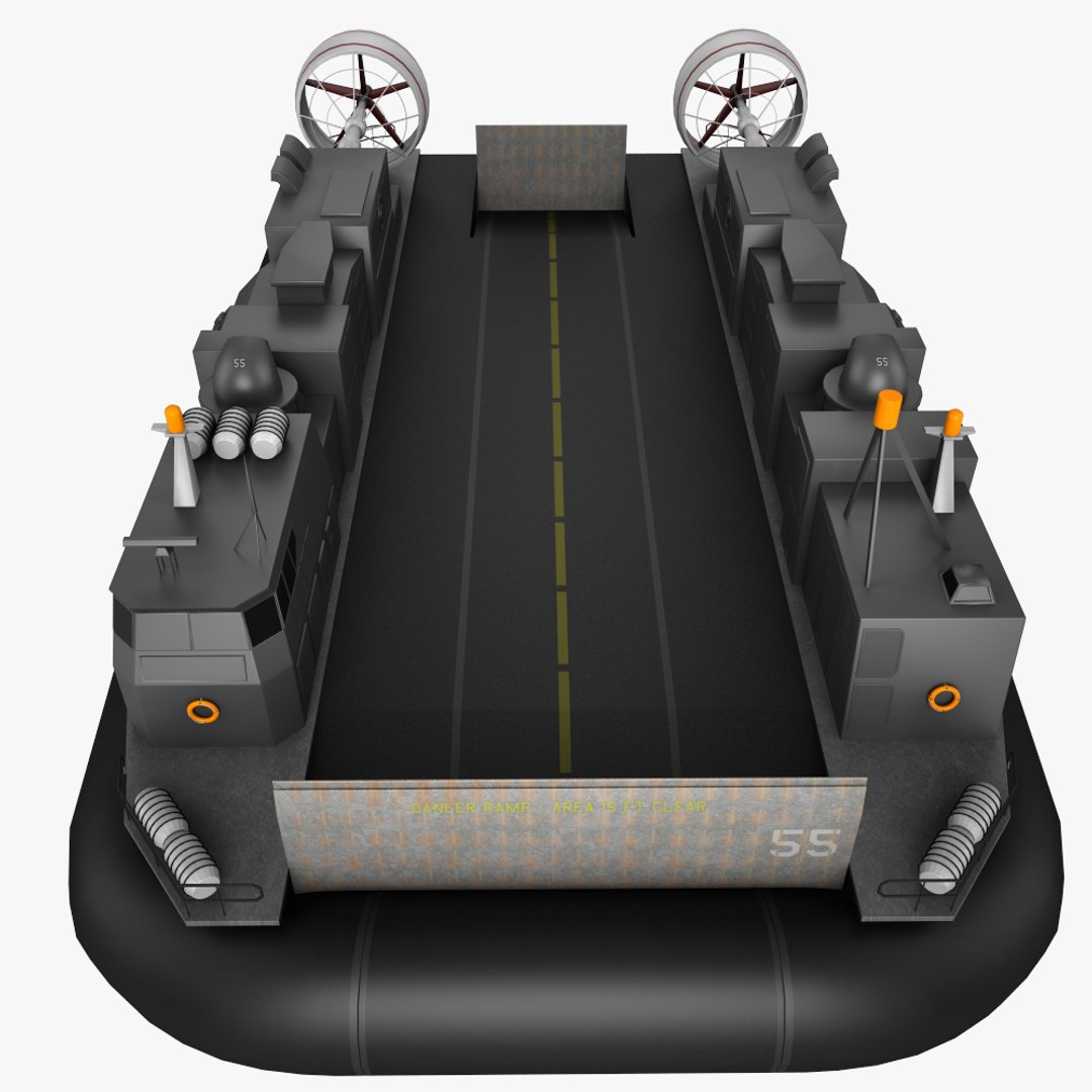 Lcac Hovercraft 3d Max