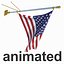 3d model flag pole animation