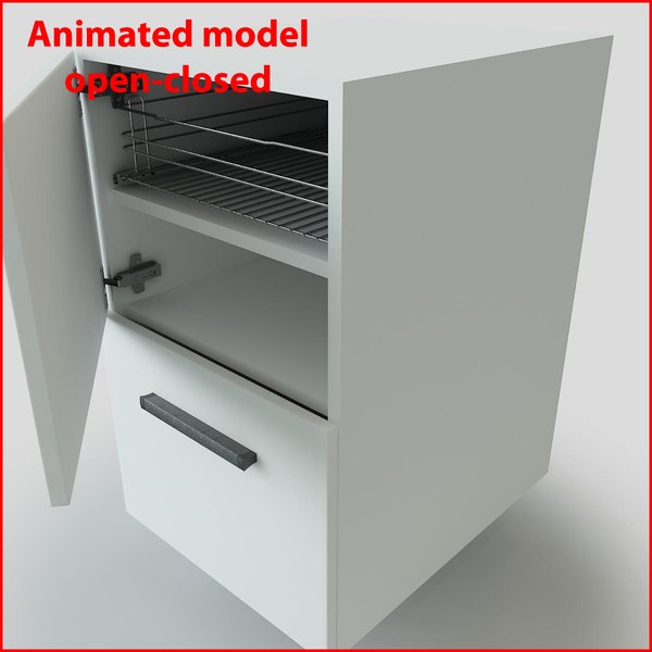 rack drawer 3d 3ds