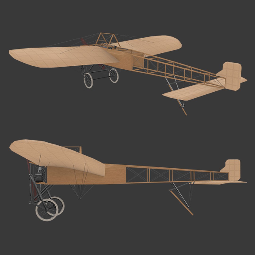 3D Bleriot-xi - TurboSquid 1292054