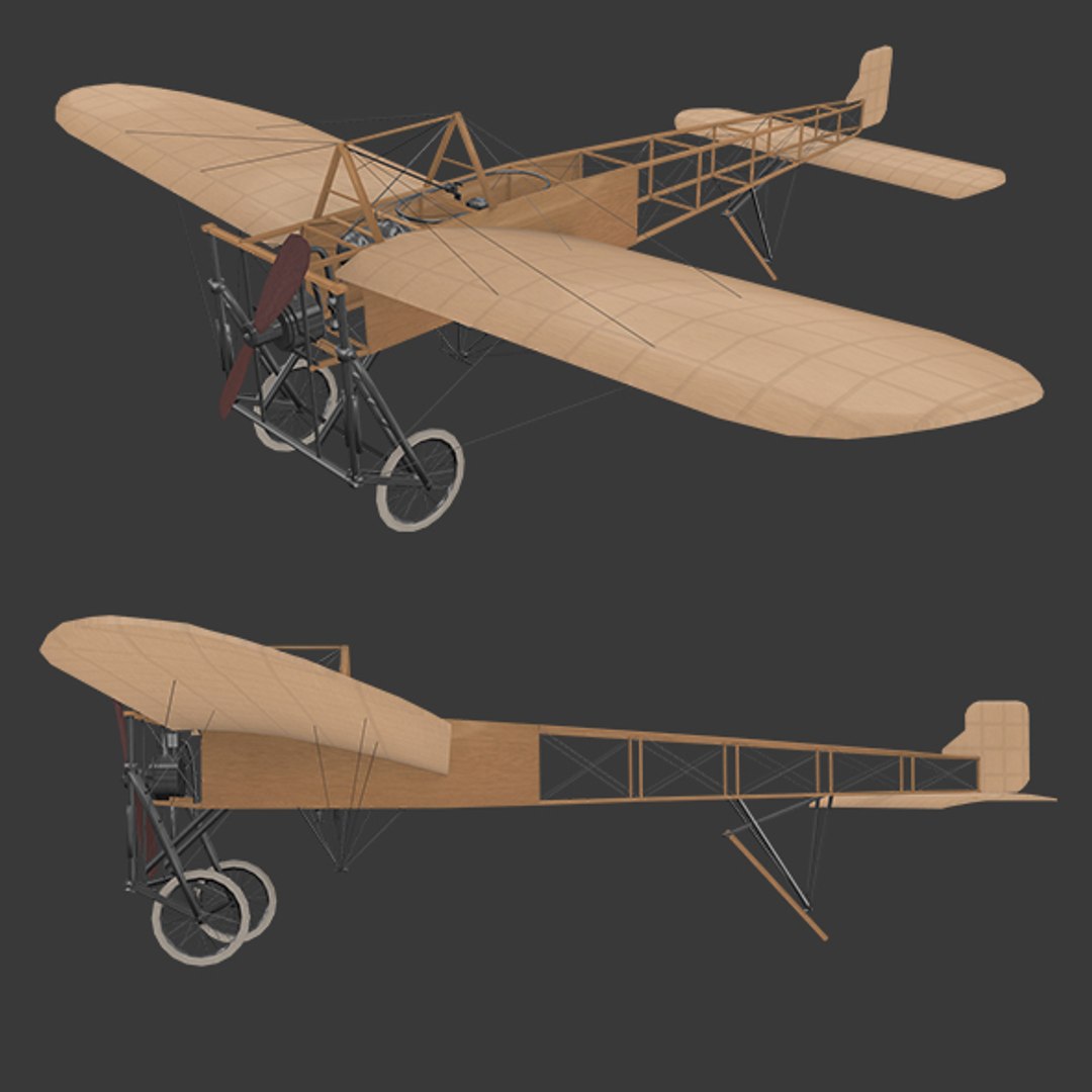 3D Bleriot-xi - TurboSquid 1292054