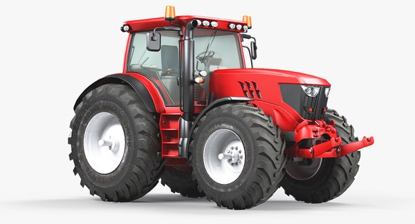 Utility tractor 3D model - TurboSquid 1327608