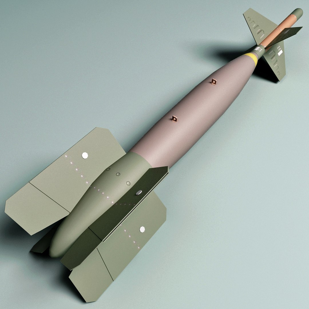 Aircraft Bomb Gbu-24 Paveway 3d 3ds