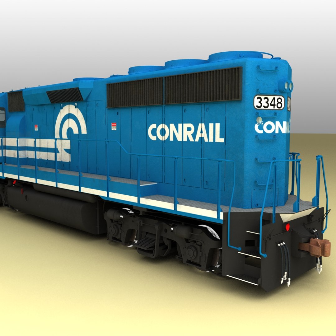 Emd Gp40-2 Engines Locomotive Max