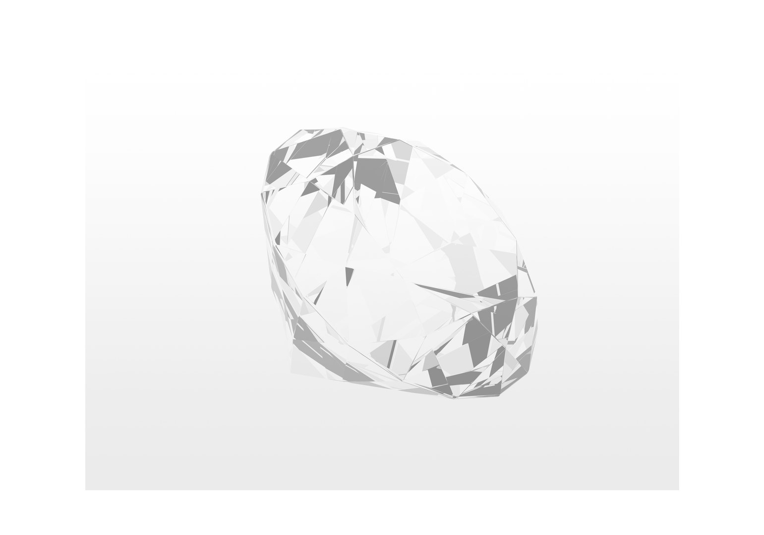 3D diamond solid model - TurboSquid 1640303