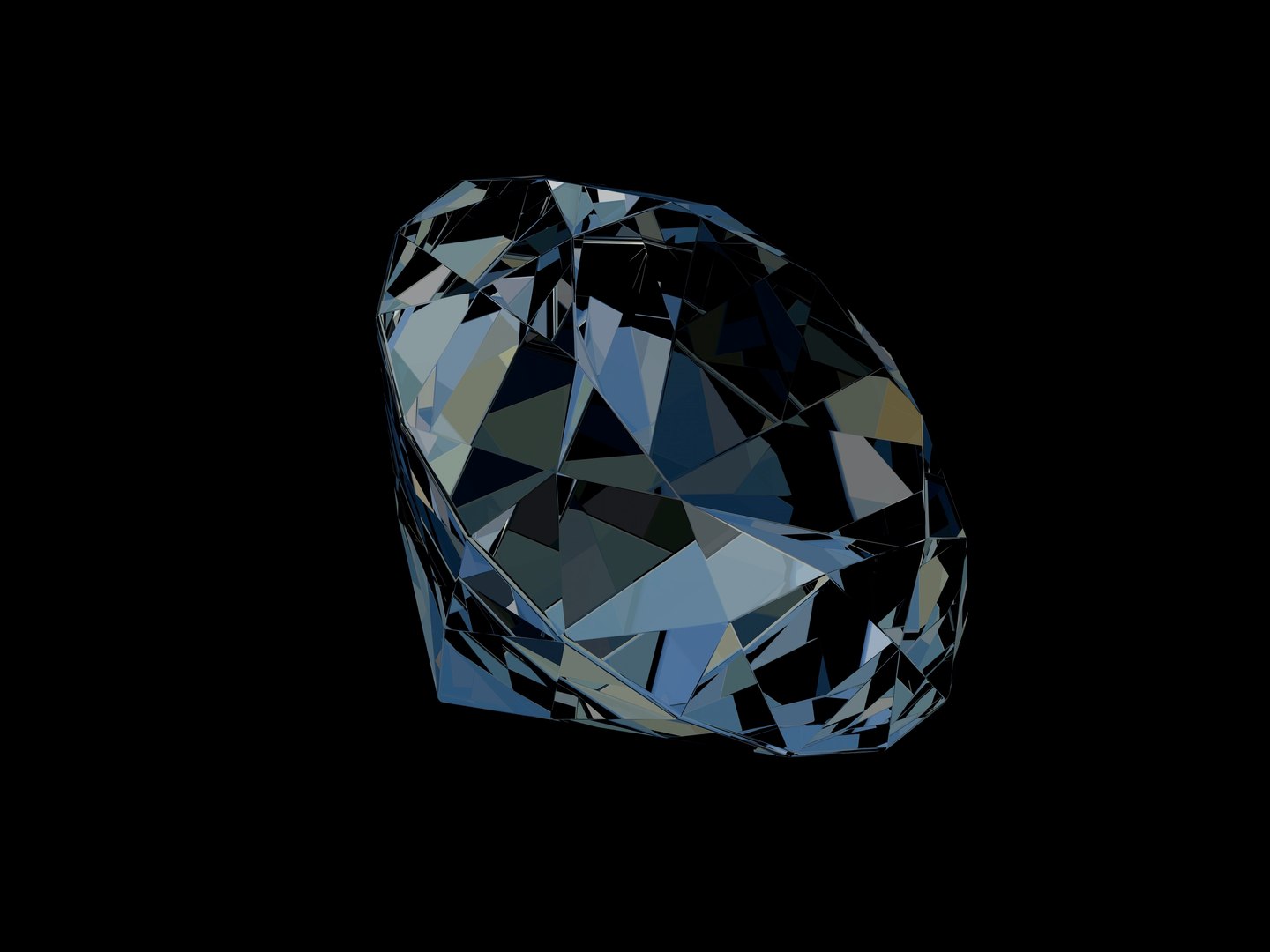 3D diamond solid model - TurboSquid 1640303