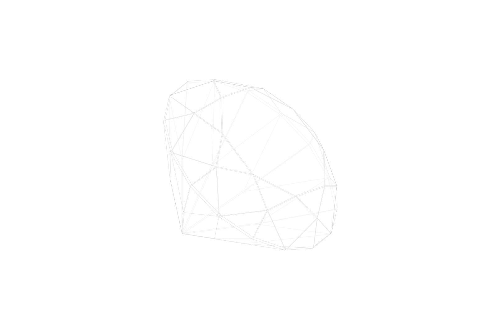 3D diamond solid model - TurboSquid 1640303