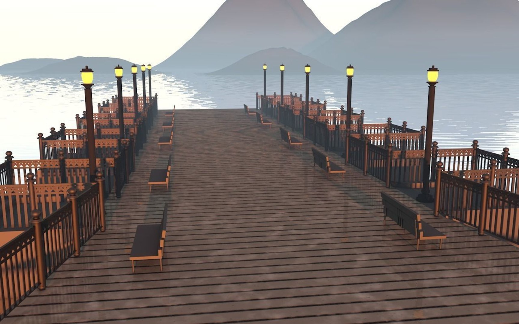 Shore Sunset 3D Model - TurboSquid 1484838