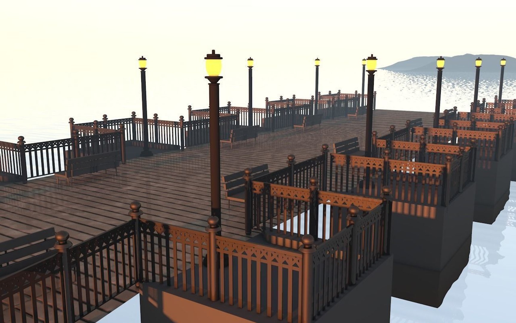 Shore Sunset 3D Model - TurboSquid 1484838