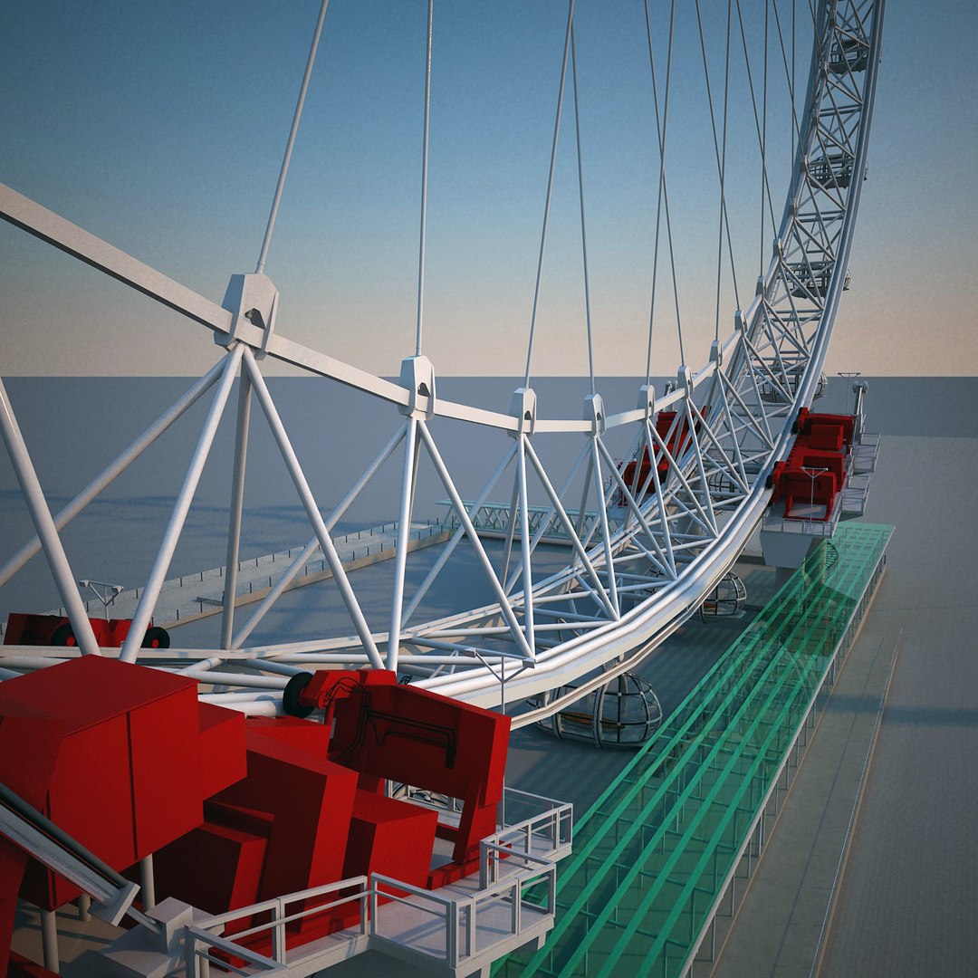 3d london eye model