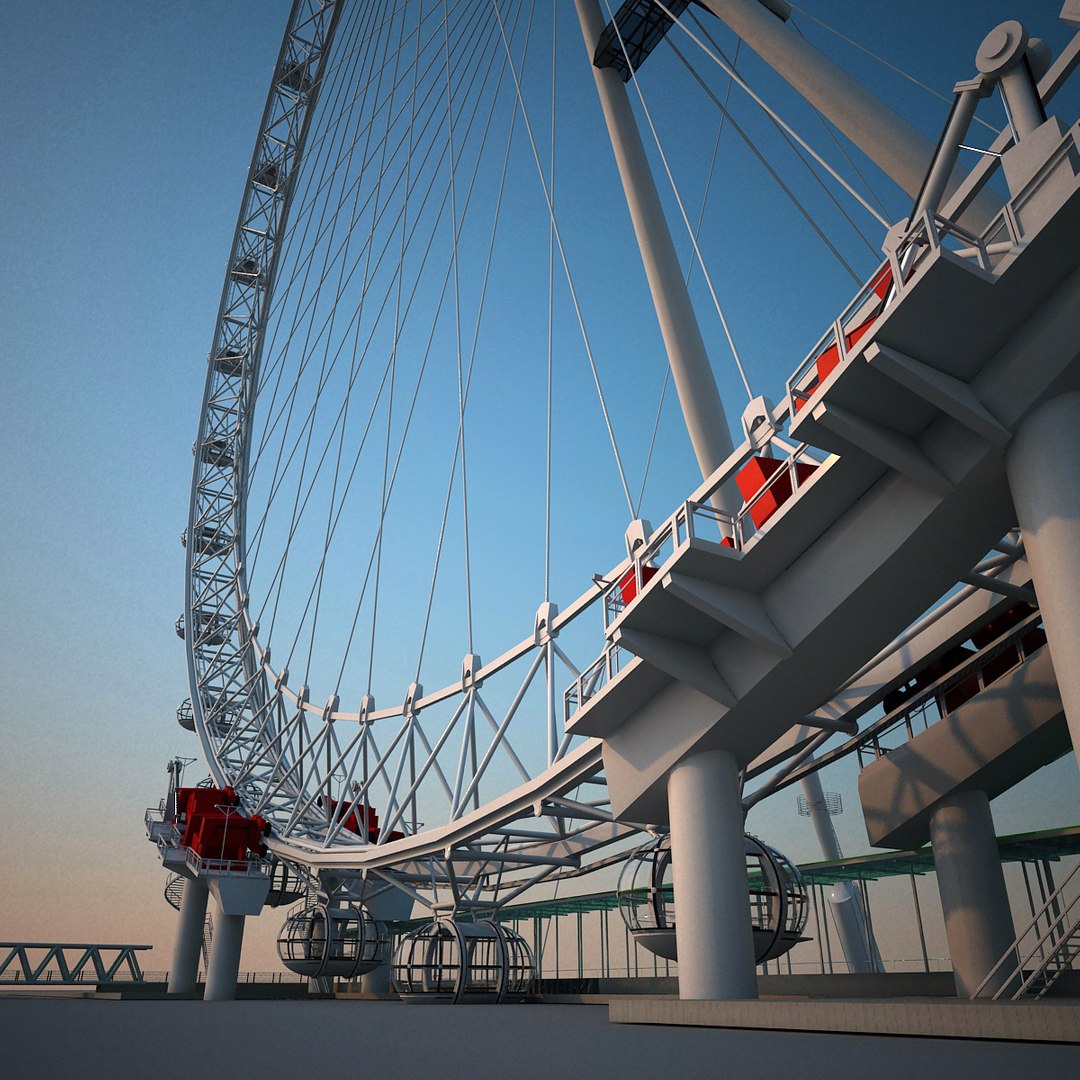 3d London Eye Model