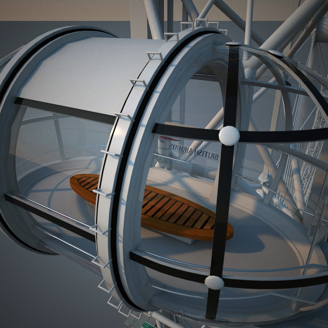 3d london eye model