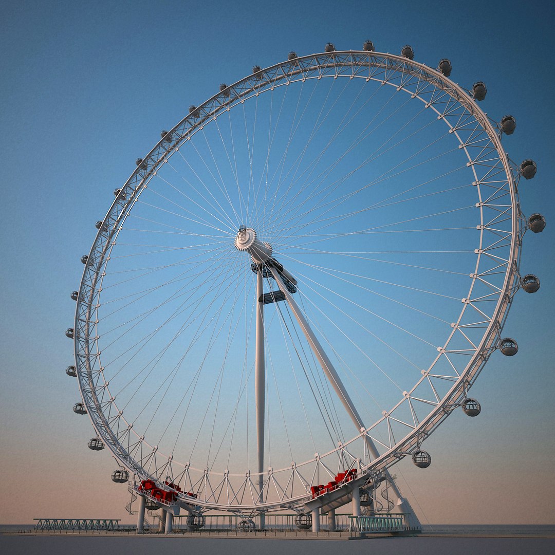 3d London Eye Model