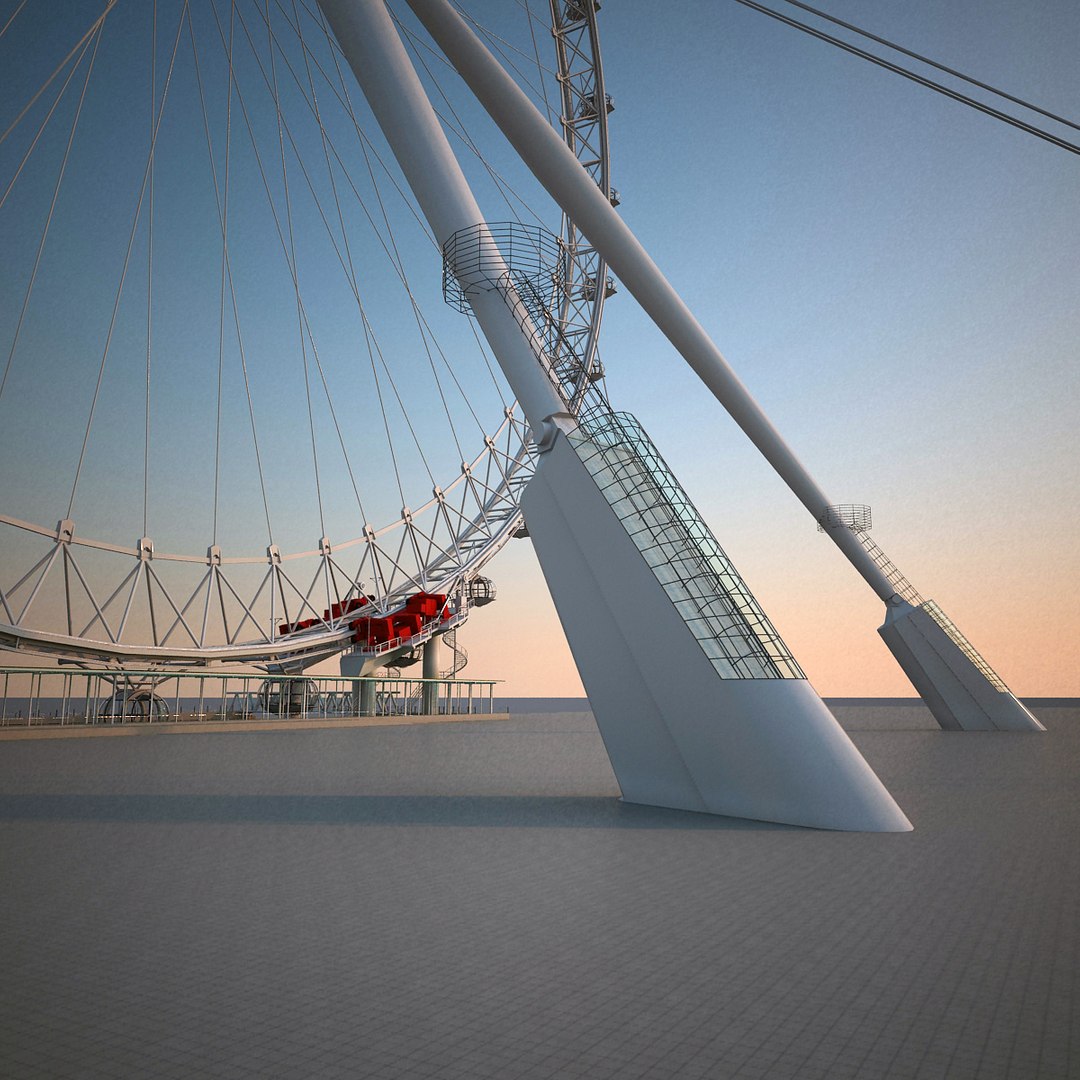3d London Eye Model