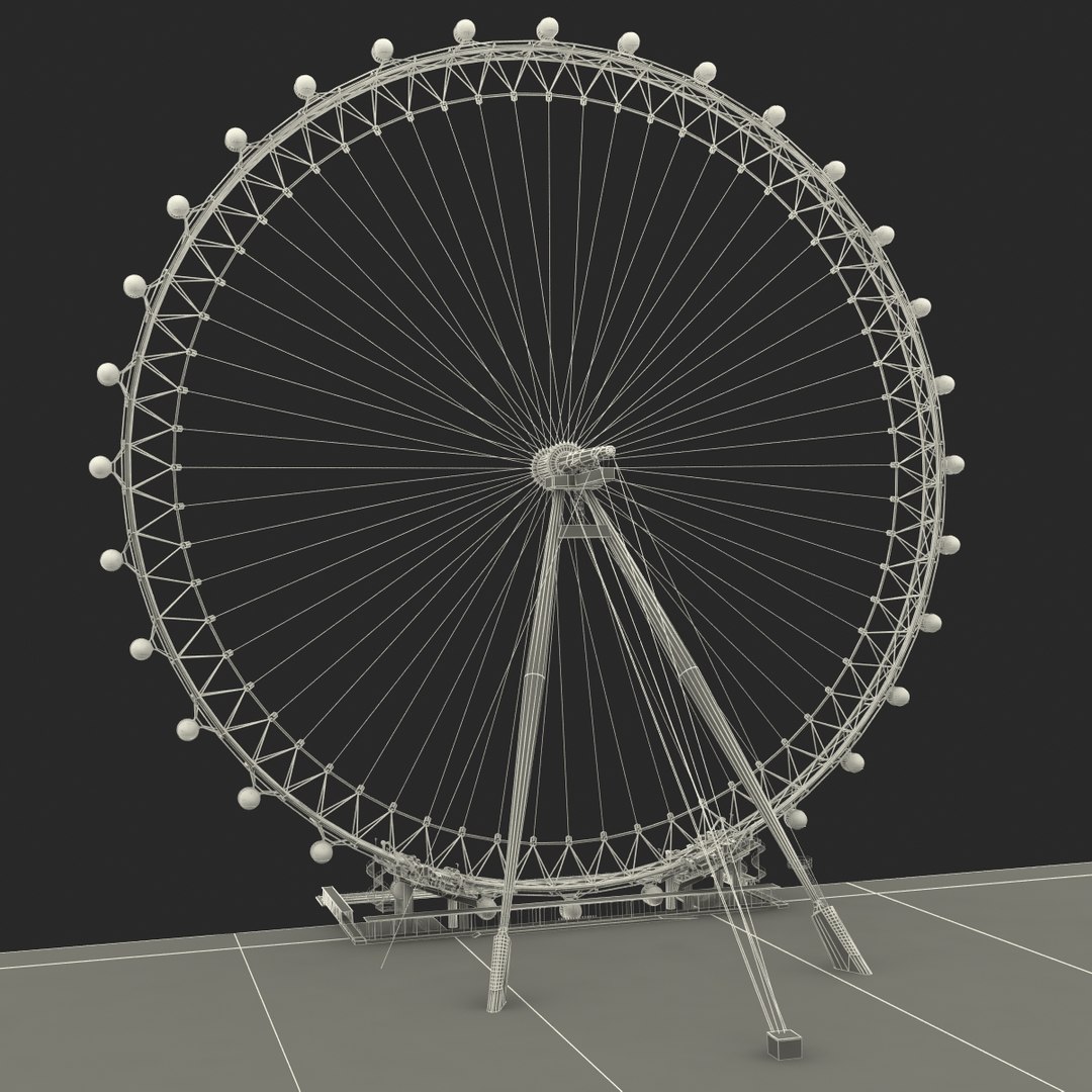 3d london eye model