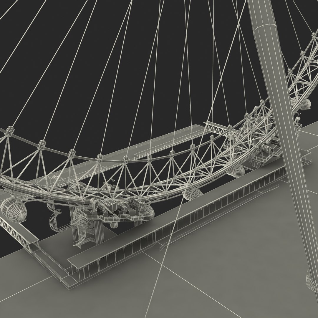 3d london eye model