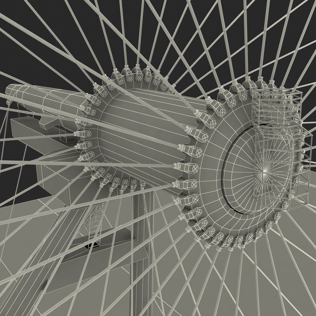 3d london eye model