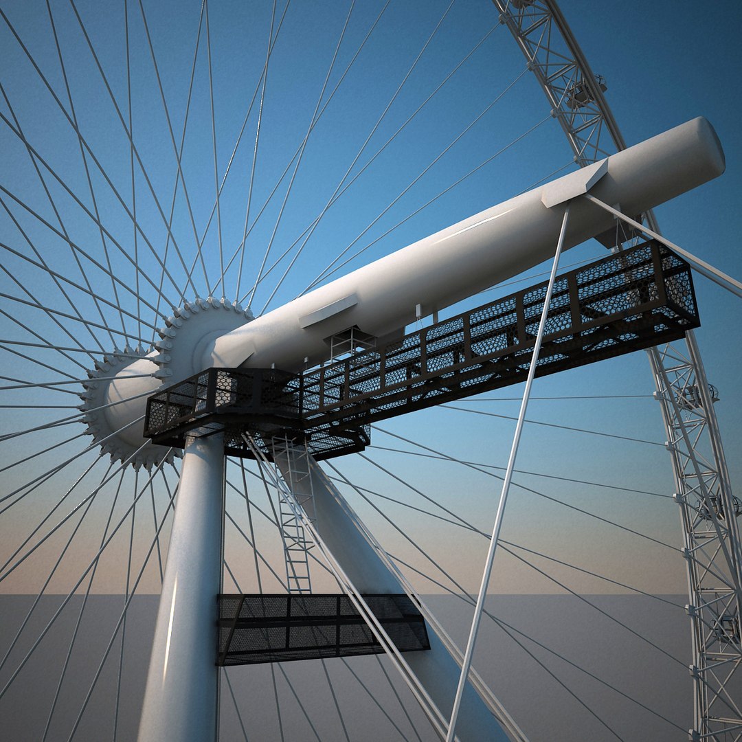 3d london eye model