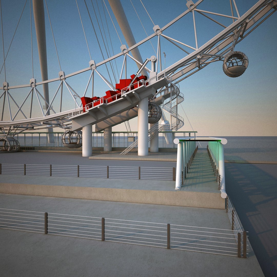 3d London Eye Model