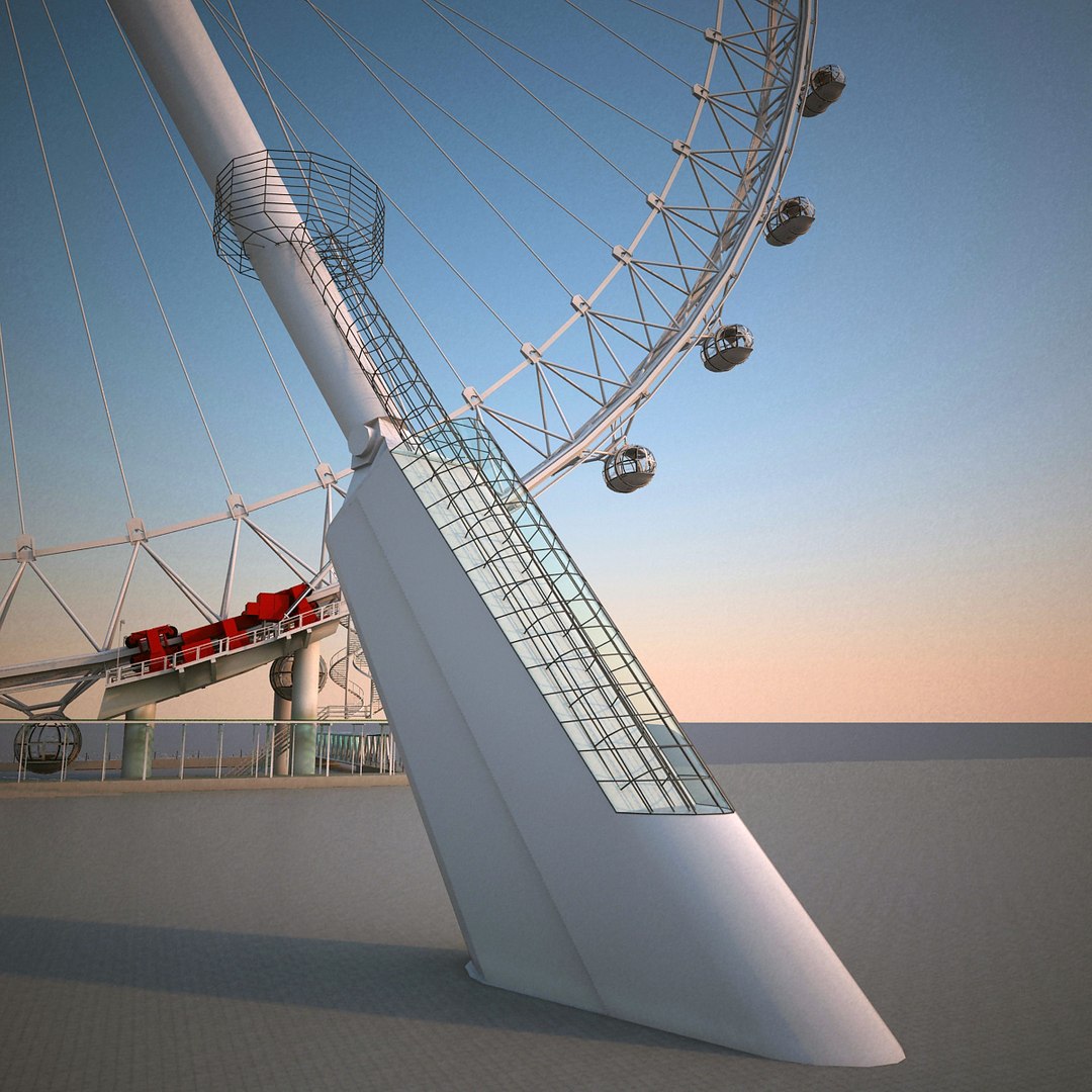 3d London Eye Model