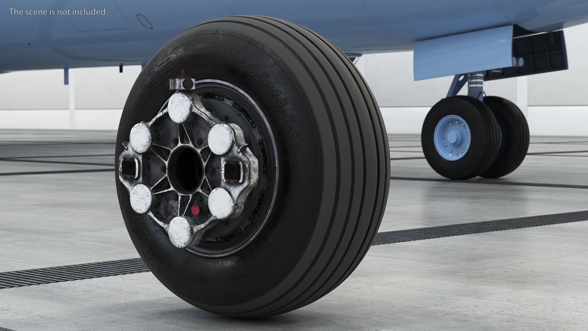 Boeing 737 Aircraft Wheel Dirty 3D Model - TurboSquid 2165615