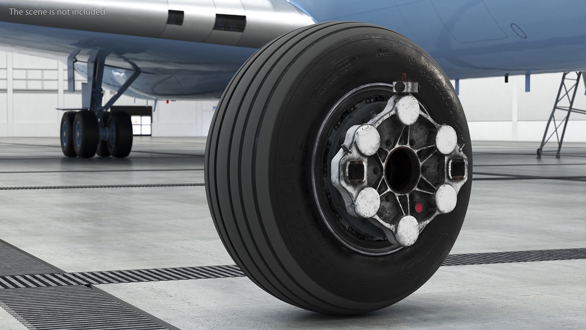 Boeing 737 Aircraft Wheel Dirty 3D Model - TurboSquid 2165615