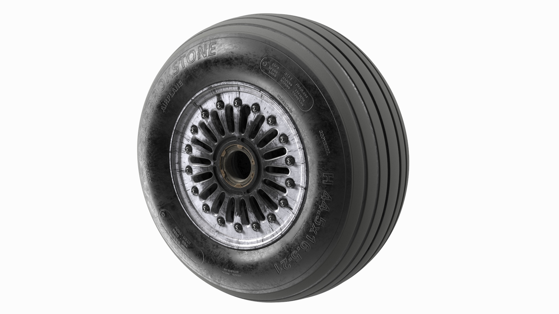Boeing 737 Aircraft Wheel Dirty 3D Model - TurboSquid 2165615